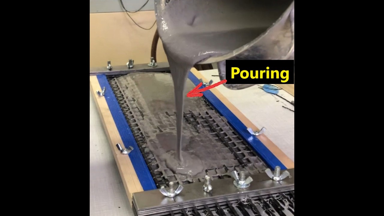 How to Cast a Textile Reinforced Geopolymer Panel (Full Process ...