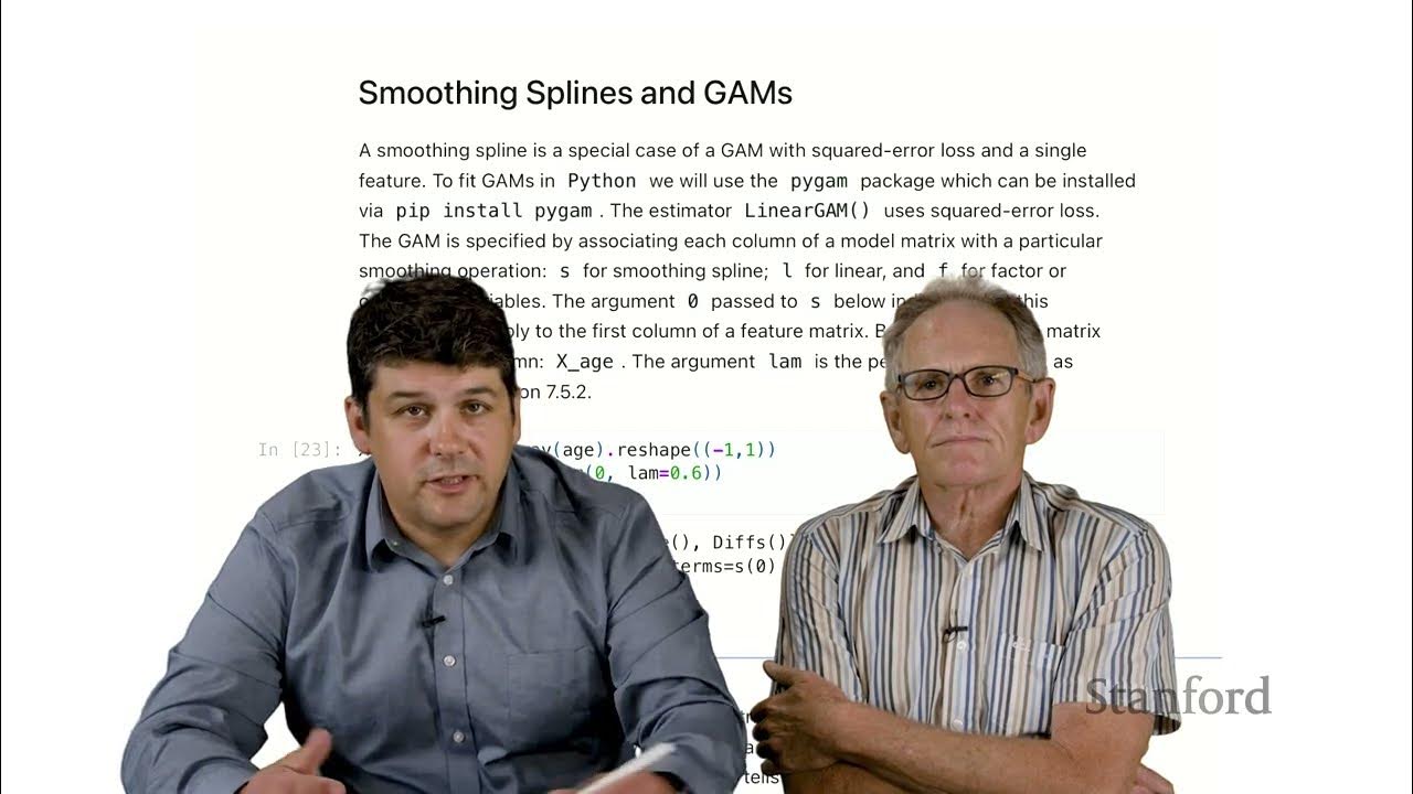 Statistical Learning: 7.Py Generalized Additive Models (GAMs) I 2023 ...