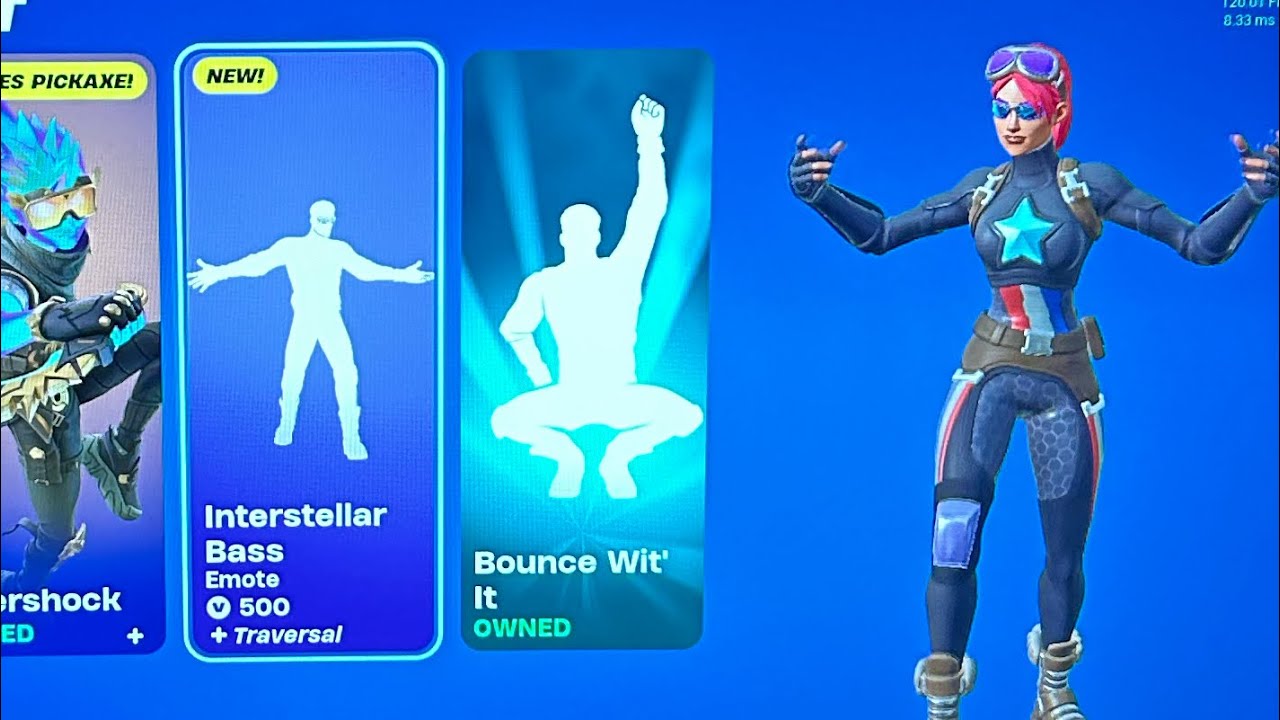 Fortnite gameplay van de Interstellar Bass Emote (Icon Series) - YouTube