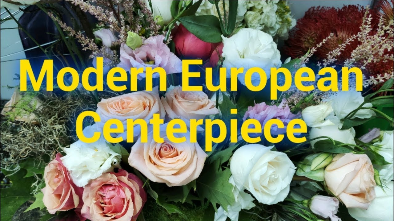 Modern European Centerpiece #flowers #flower bouquet #floristry # ...