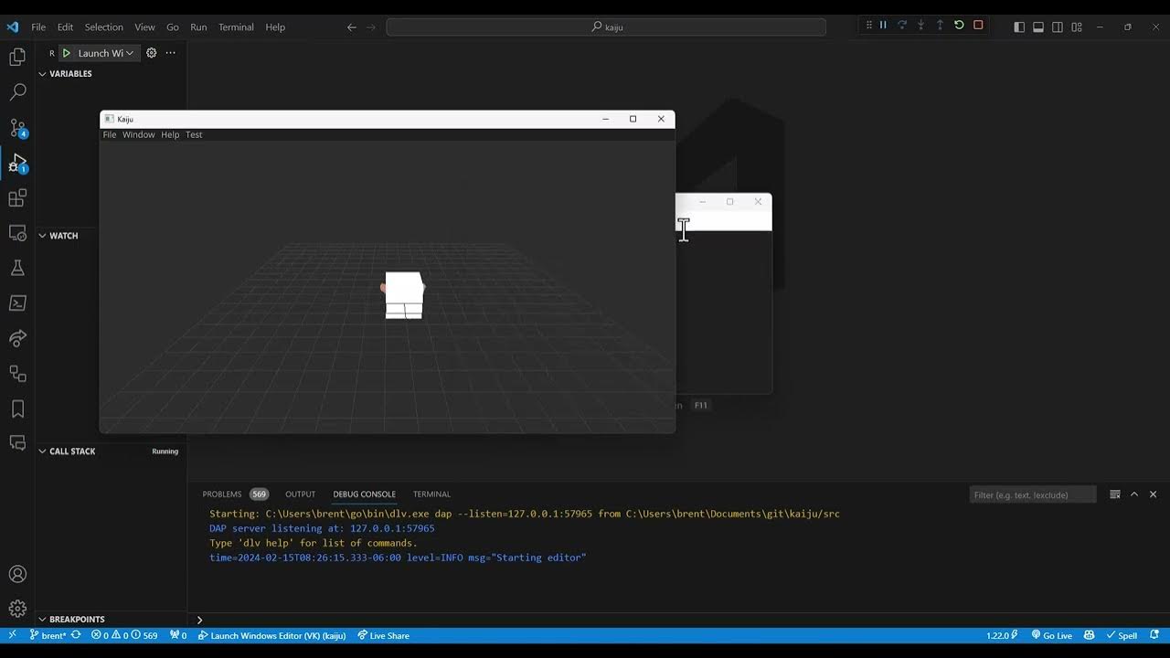 Kaiju Game Engine - Quickie 02/15/2024 - YouTube