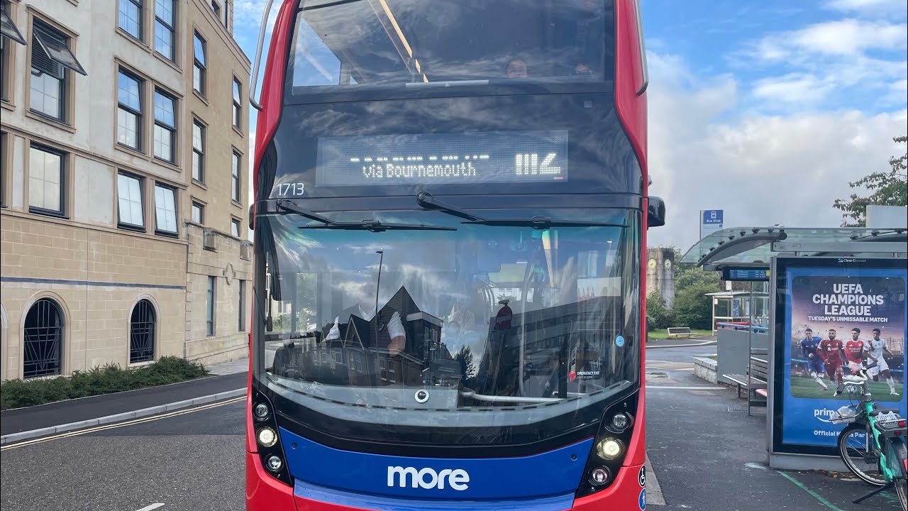 Morebus 2023 Alexander Dennis Enviro 400 MMC (HJ73 JJV) on the M2 to ...