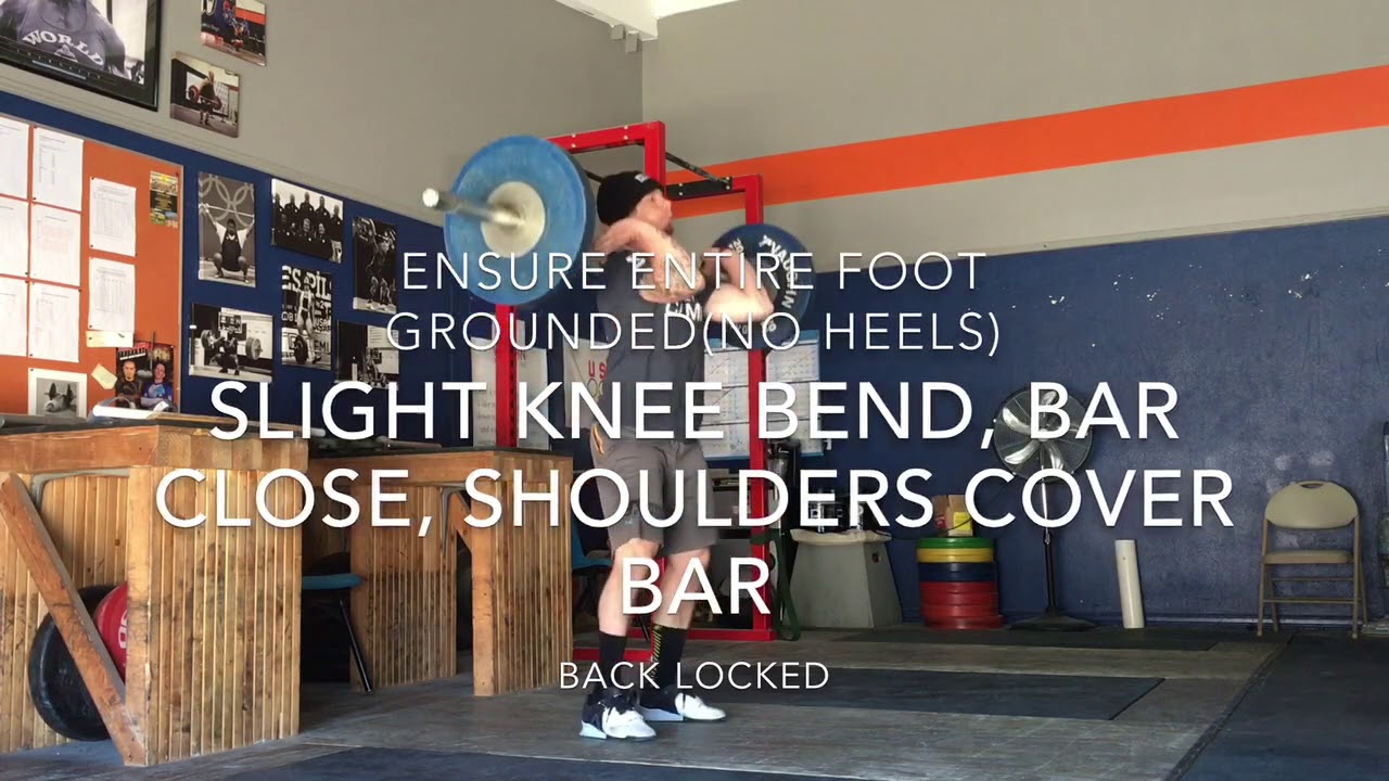 Power Clean w/Pause Above Knee - YouTube