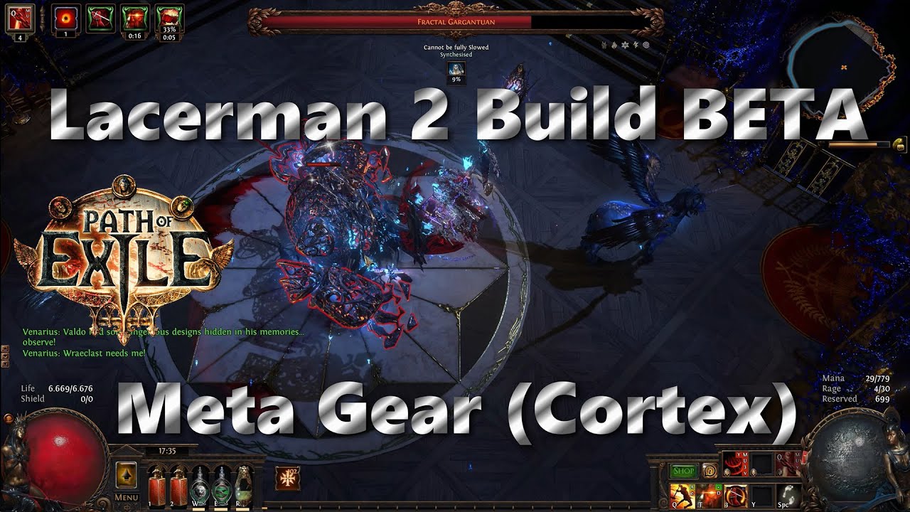 [3.25] LACERMAN 2 BUILD BETA - Meta Gear - Cortex Boss - YouTube