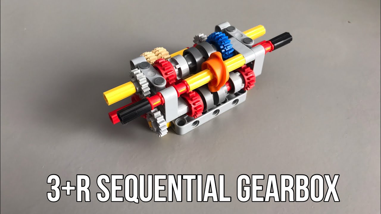 Lego Technic MOC: 3+R speeds Sequential Gearbox Type 1 w/instructions ...