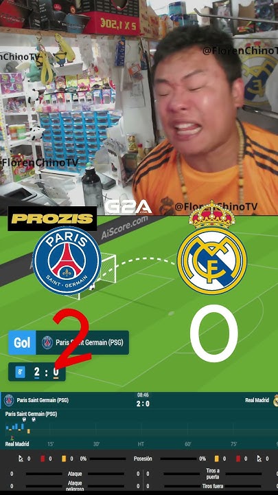 PSG 2-0 Real Madrid Otro Error Mas en defensa y gol #elchinomasmadridista #mundialdeclubes - YouTube