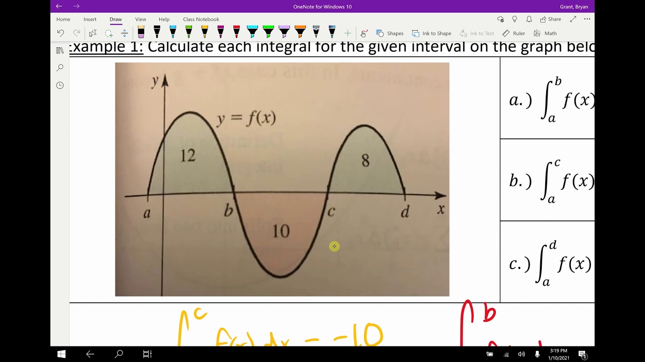 Day 68 - Geometry and the Definition of the Definite Integral - YouTube