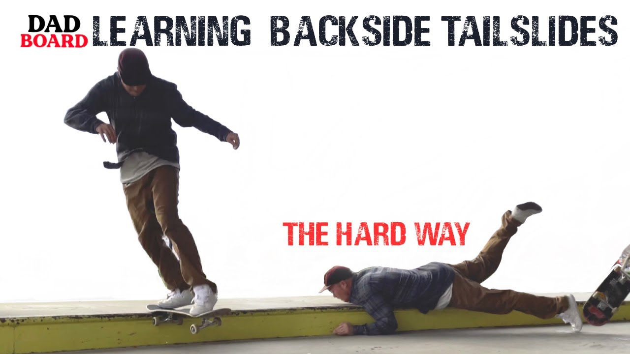 Learning backside tailslides…the hard way - YouTube