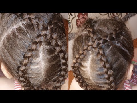 Bu sac düzümüne heyran qalacaqsiniz /4 lü yumru zencirvari hörük/4 strand raund braid/örgü modeli