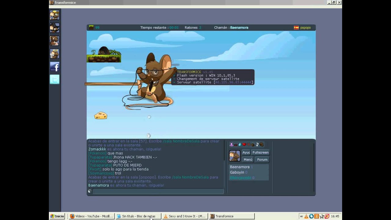 hack de speed transformice 2012 junioo - YouTube