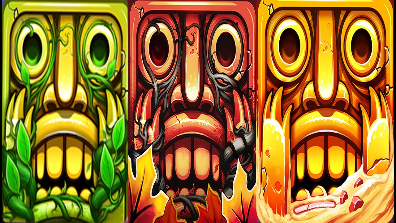 Temple Run 2 : Map Sky Summit VS Map Blazing Sands VS Fall Jungle - YouTube