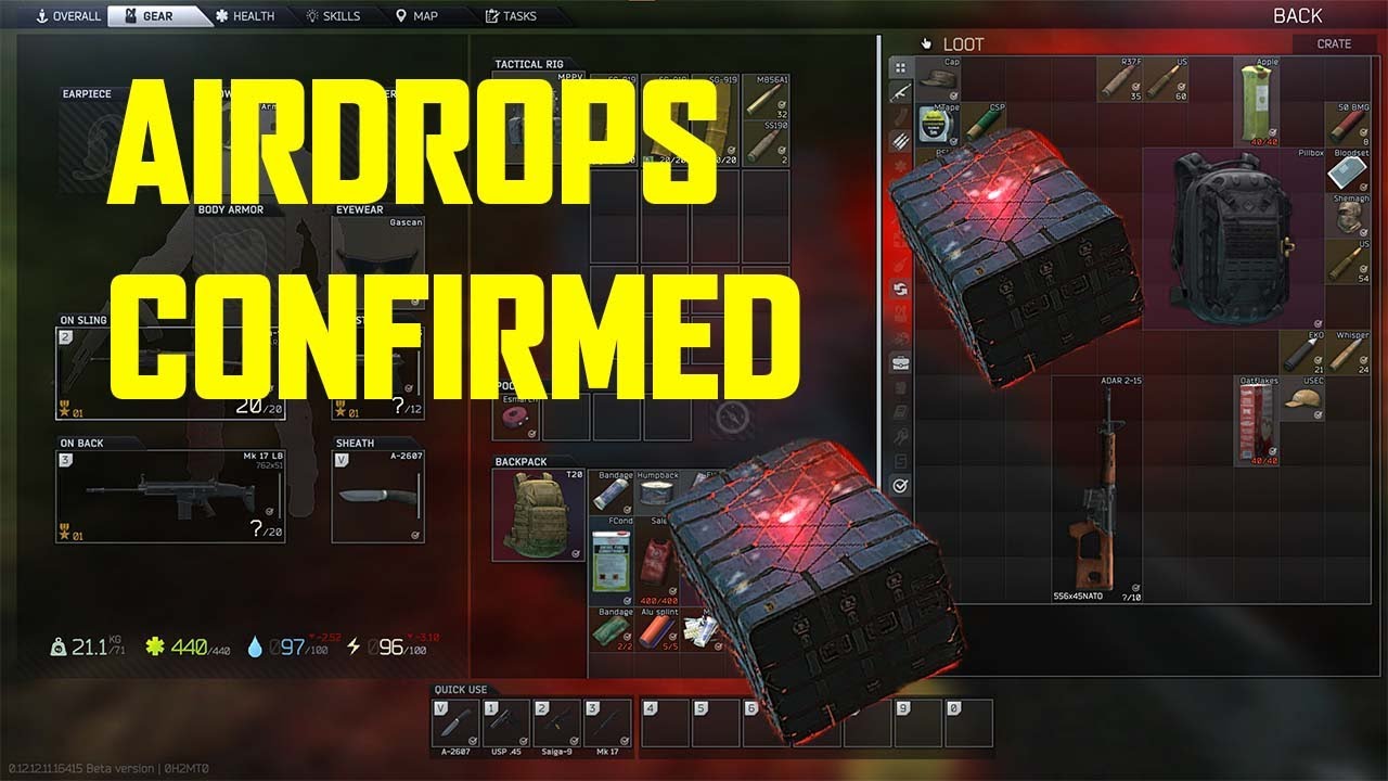 Airdrops Are In Tarkov | I Found The First Airdrop!! - YouTube