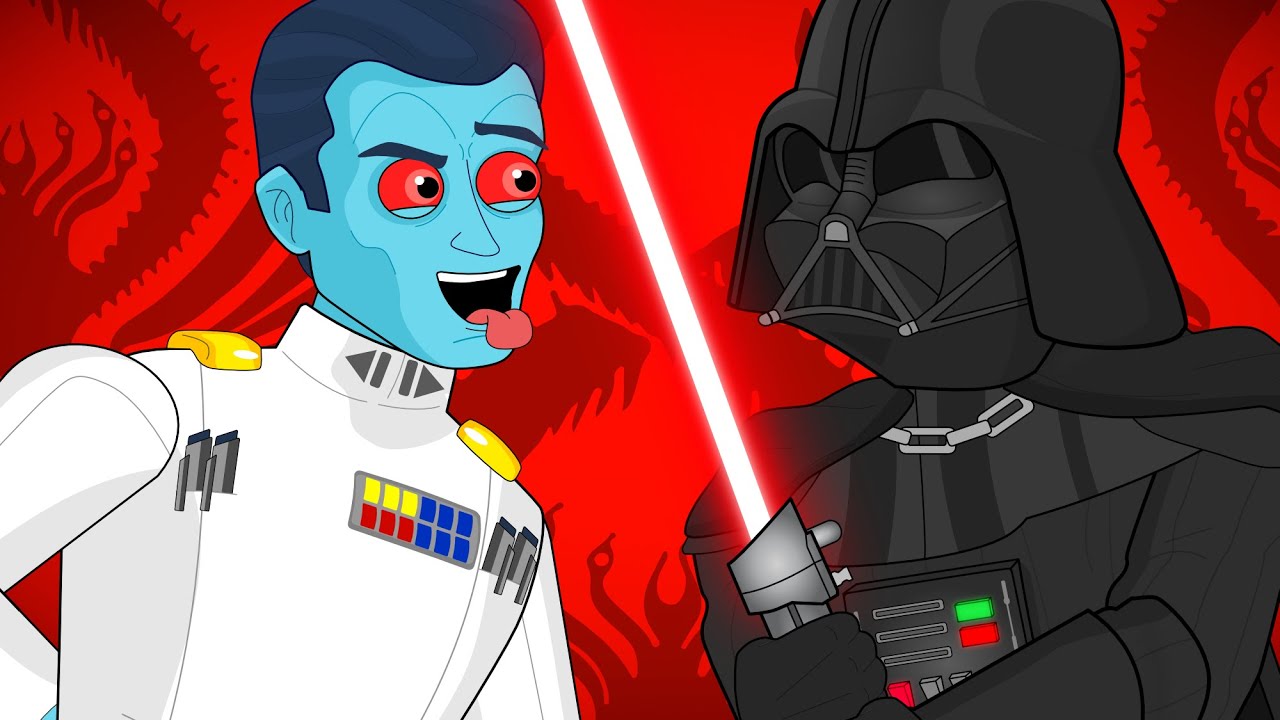 THRAWN vs. DARTH VADER | Galactic Throwdown - YouTube