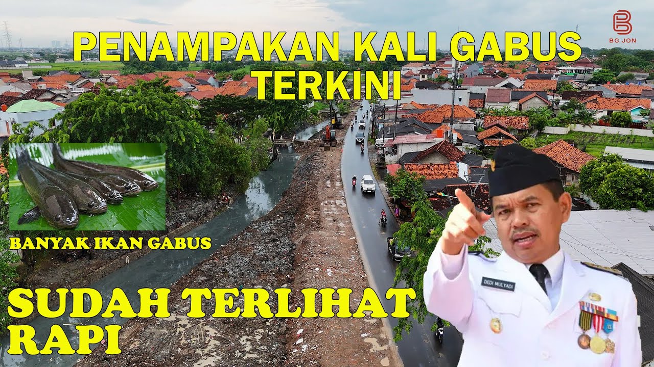 Kali Gabus Bekasi Terkini, Sudah Terlihat Bersih Dan Rapi, Karna Tangan ...