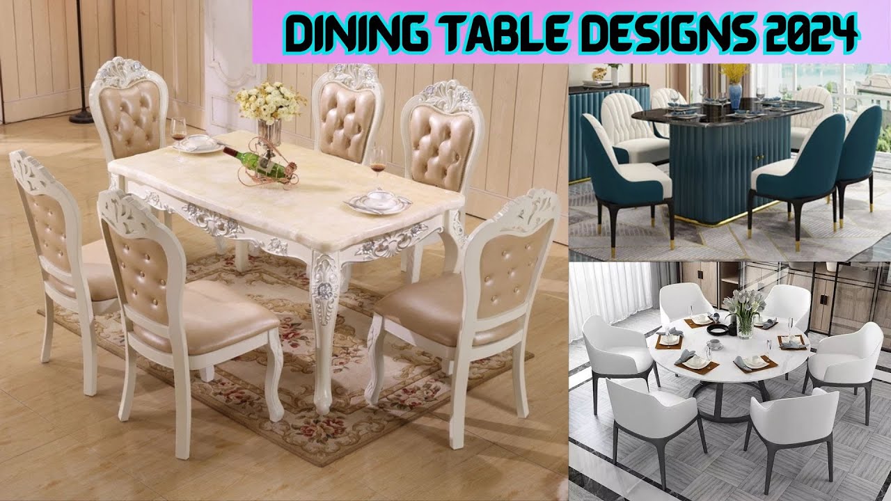 Modern and Traditional Dining Table designs 2024 | Choosing the Perfect ...