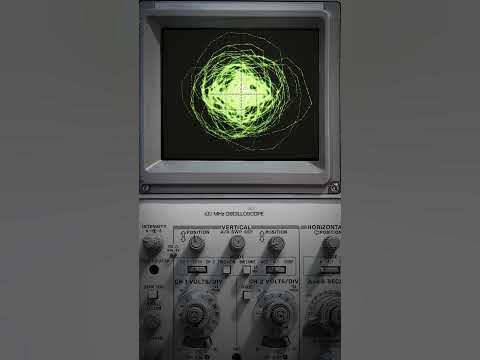 Oscilloscope Visualizer #retro - YouTube