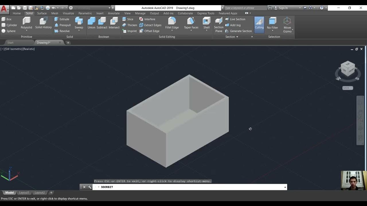Shell Shell In Autocad 3D shell-shell-in-autocad-3d