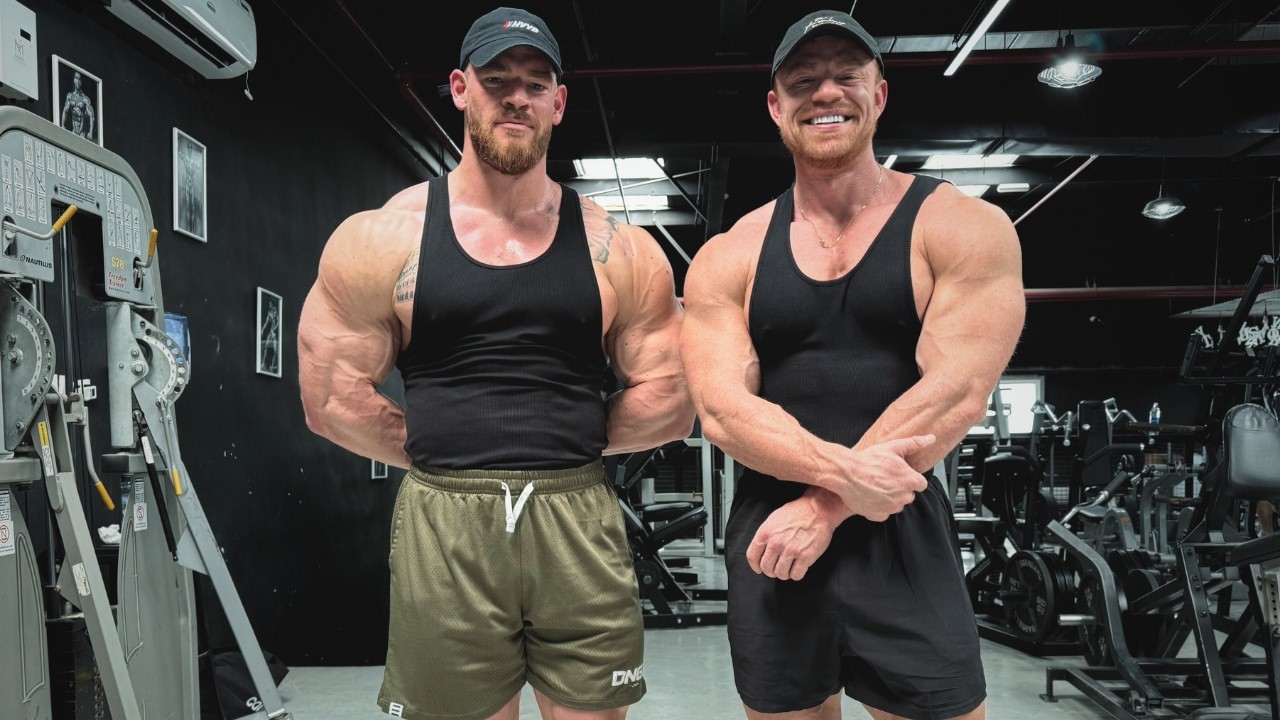 Epic push workout & catch up with bro Josh Bridgman - YouTube