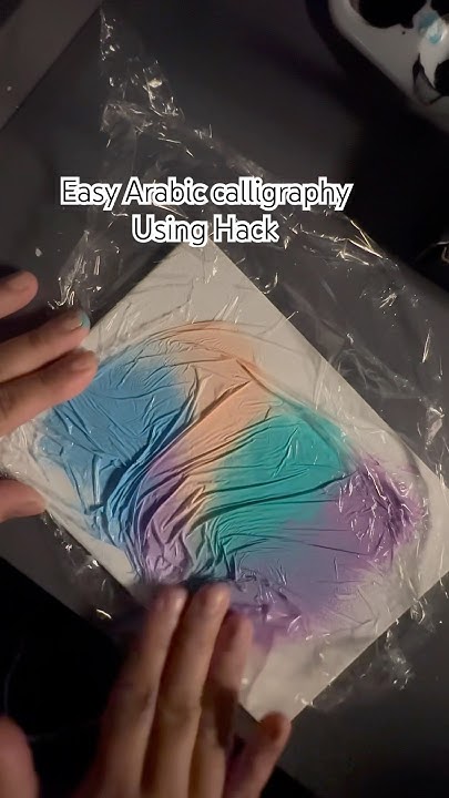 Easy simple Arabic calligraphy using Hack for beginners #art #shorts - YouTube