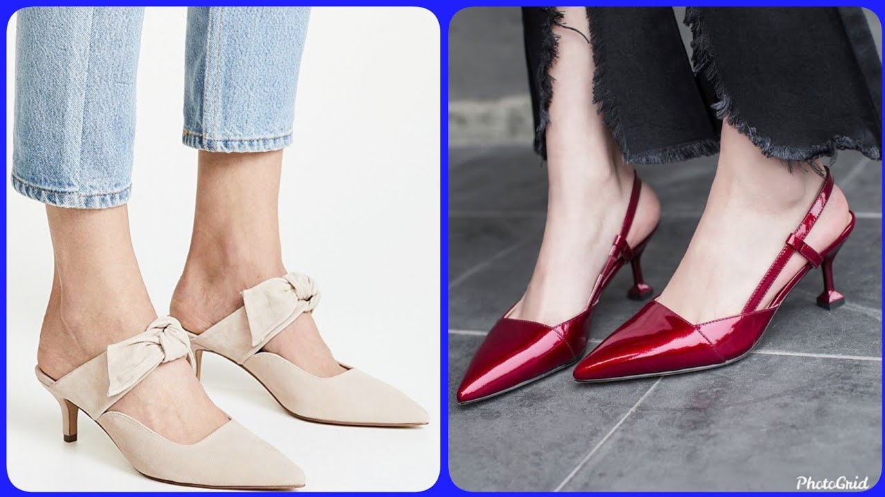 Stylish low heel Pumps fall / winter designs for women - YouTube
