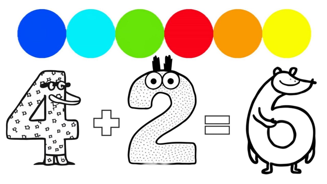 Four plus two equals six - YouTube