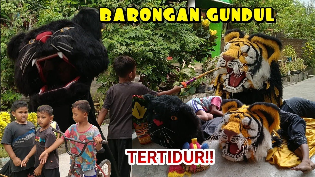 Meriah‼️ Sedang Bersepeda Para Bocil Menemukan Barongan Gundul Main