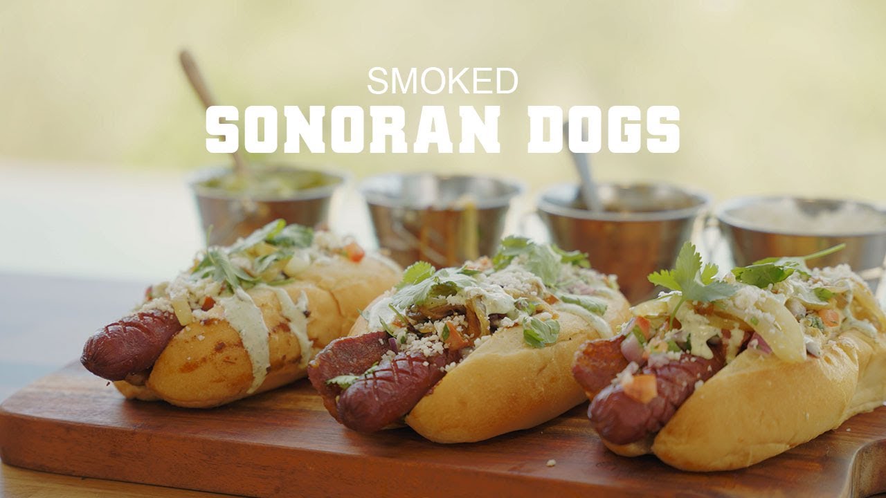 GMG Smoked Southwestern Sonoran Dogs - YouTube