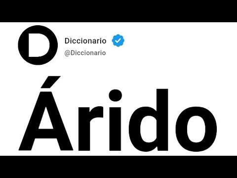 Árido Significado En Español - YouTube