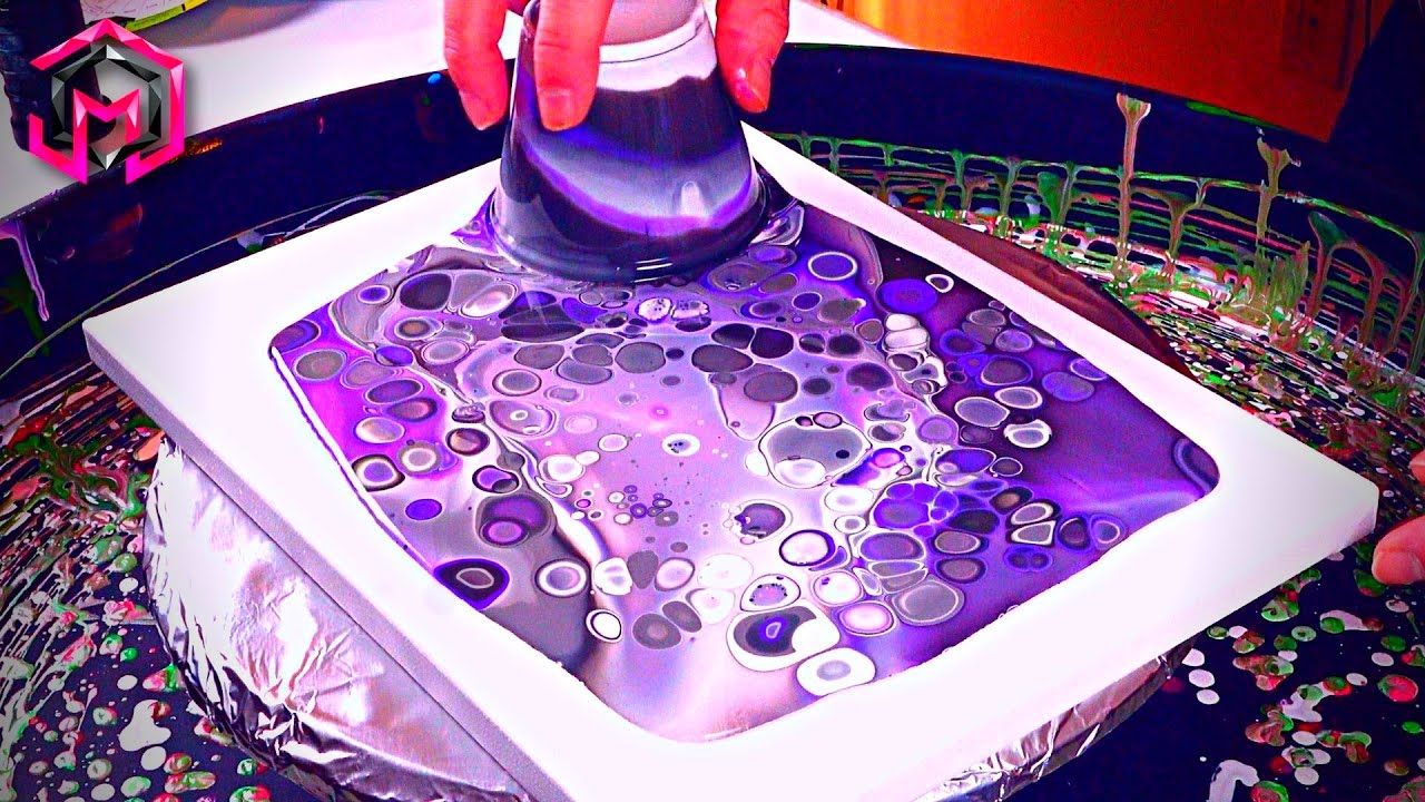 BEAUTY OF ONE COLOR - Acrylic Pouring and Fluid Art Techniques for ...