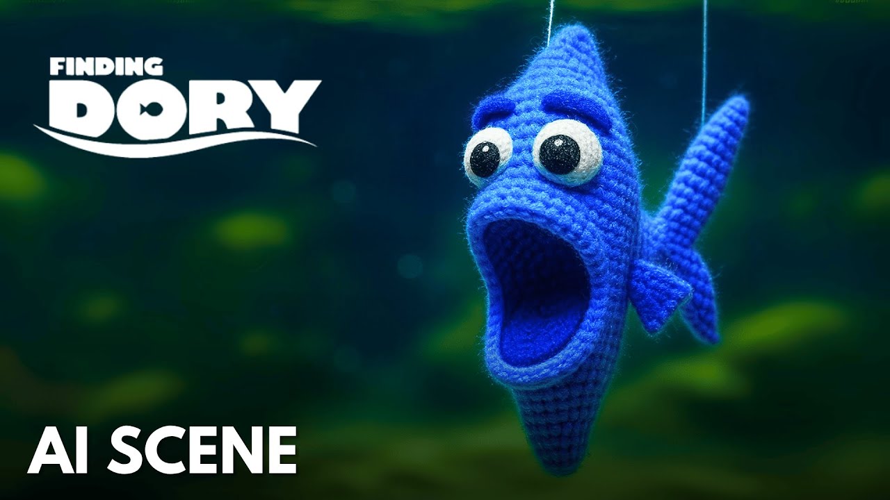 FINDING DORY The Stingray Migration Scene But it’s Reimagined by AI ...