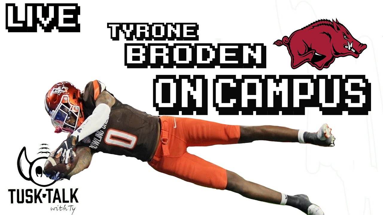 6'7 BG WR Tyrone Broden Is Visiting Arkansas + Arkansas At Vandy ...