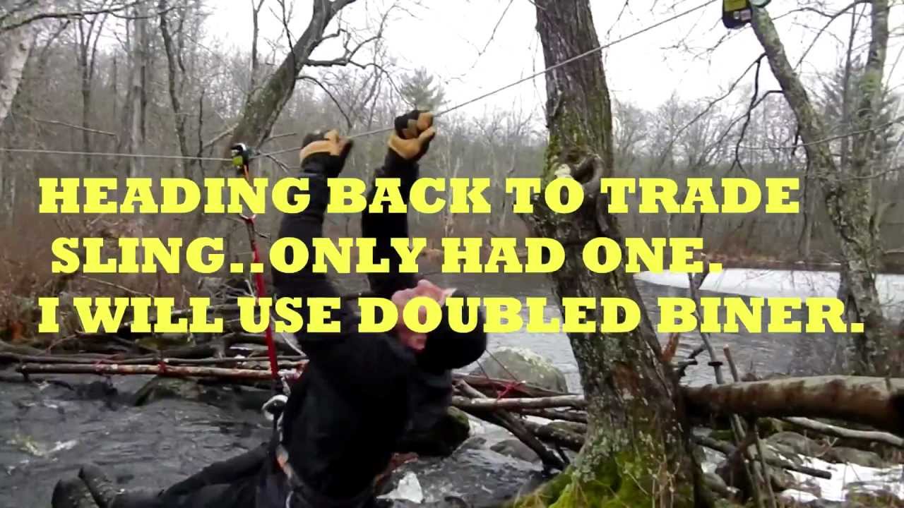 DIY CABLE TROLLEY FOR FREQUENT USE WATER CROSSING - YouTube