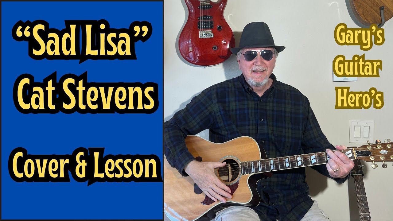 "Sad Lisa" Simplified Acoustic Guitar Lesson #guitarlessonsforbeginners ...