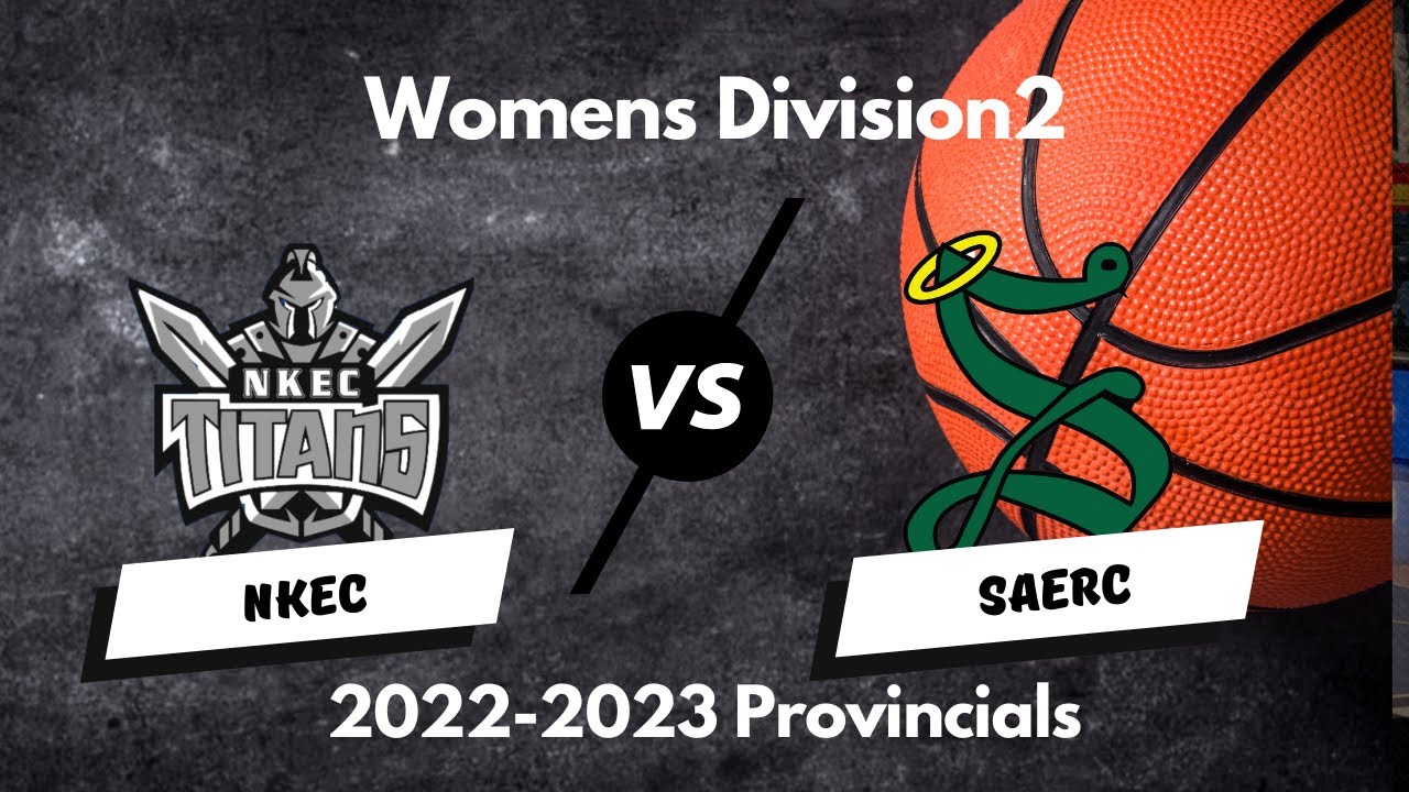 Provincials Women's Div.2 NKEC vs. SAERC Saturday March 4th 5:15pm ...