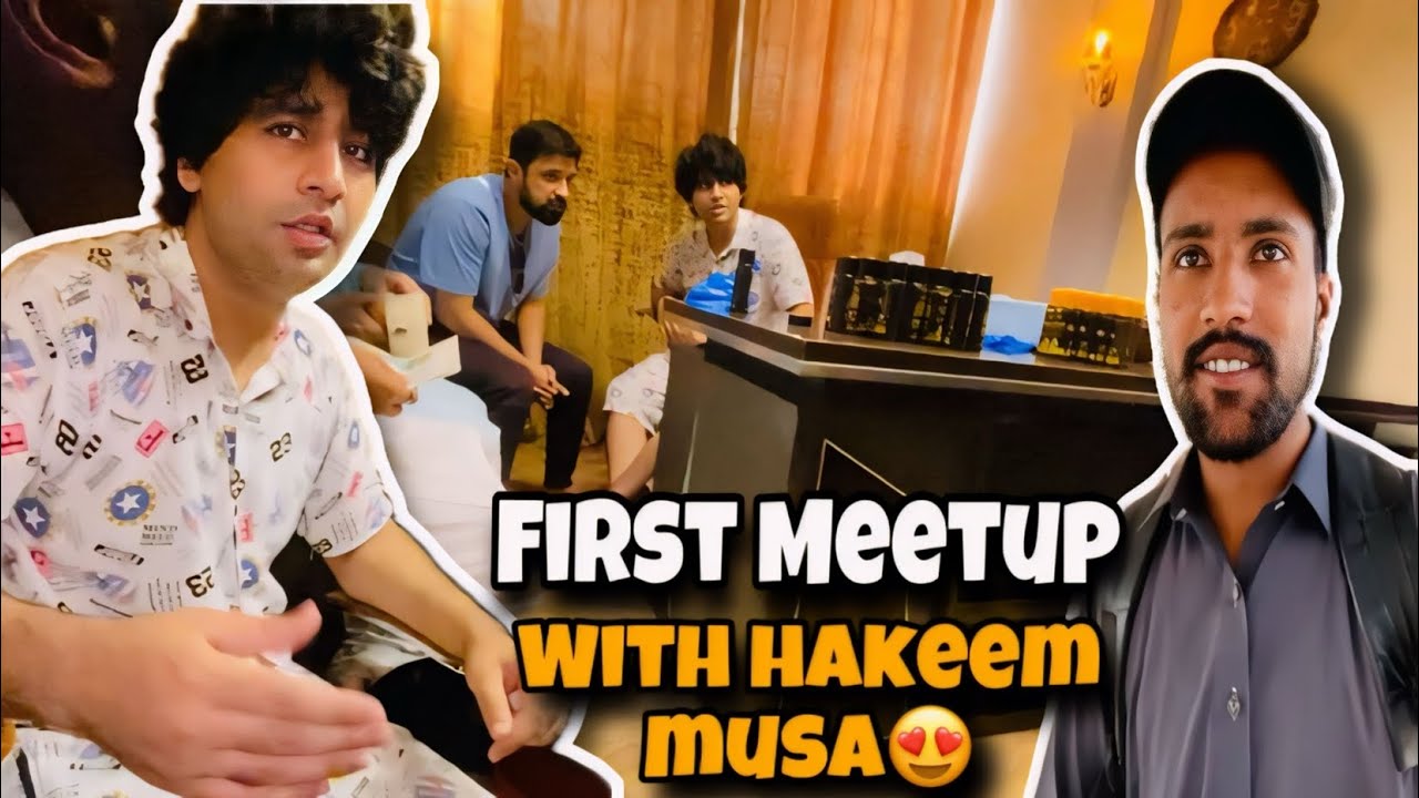First Meetup With Hakeem Musa😍 || Hakeem Musa Ko Milne Lahore Gaya ...