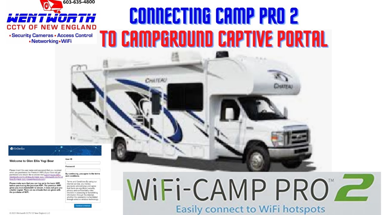 Using Alfa Camp Pro 2 with Campground Captive Portal - YouTube