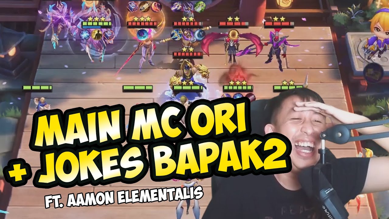Kembali bermain MAGIC CHESS ORI SERVER dengan Jokes Bapak-Bapak dari Viewers ft. Aamon ...