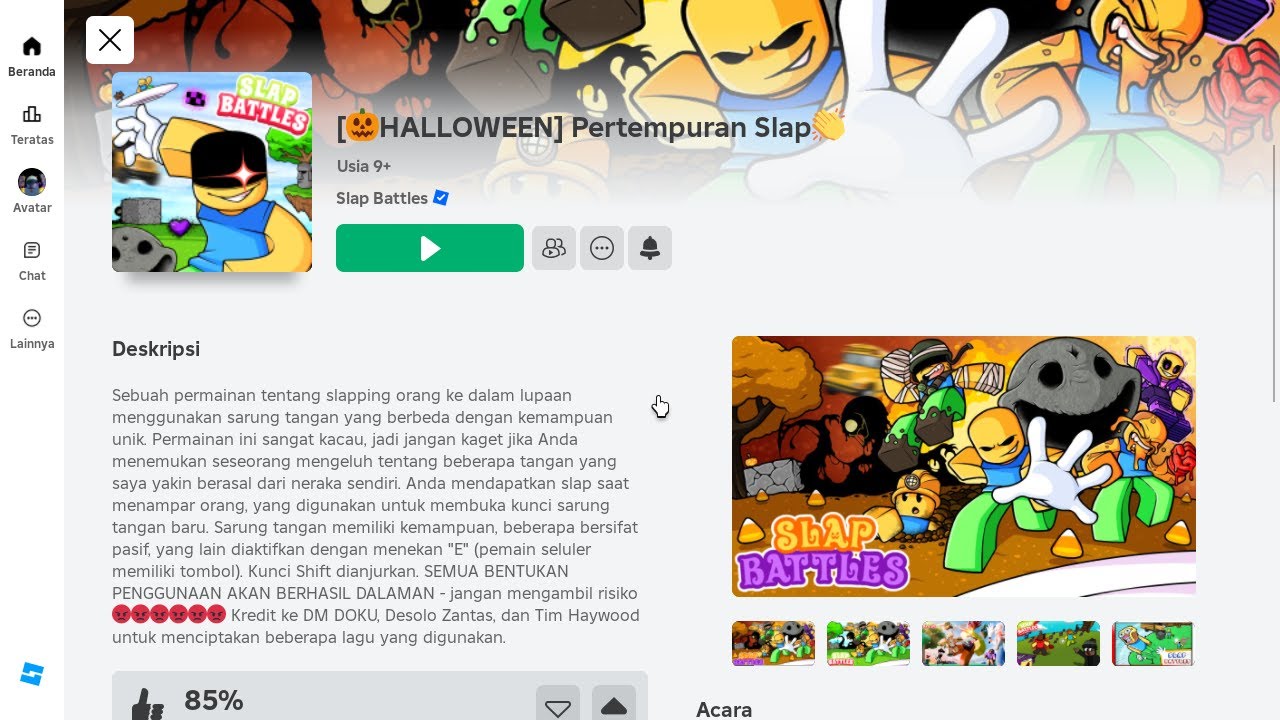 getting candy | Slap battle halloween update - YouTube