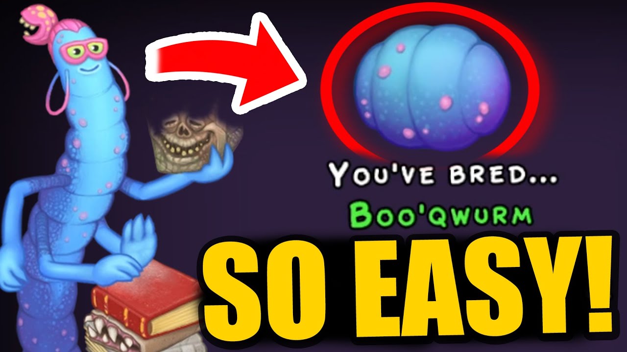 HOW TO BREED BOO'QWURM in MY SINGING MONSTERS (EASY) - YouTube
