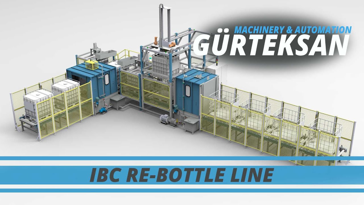 IBC RE-BOTTLING LINE - YouTube