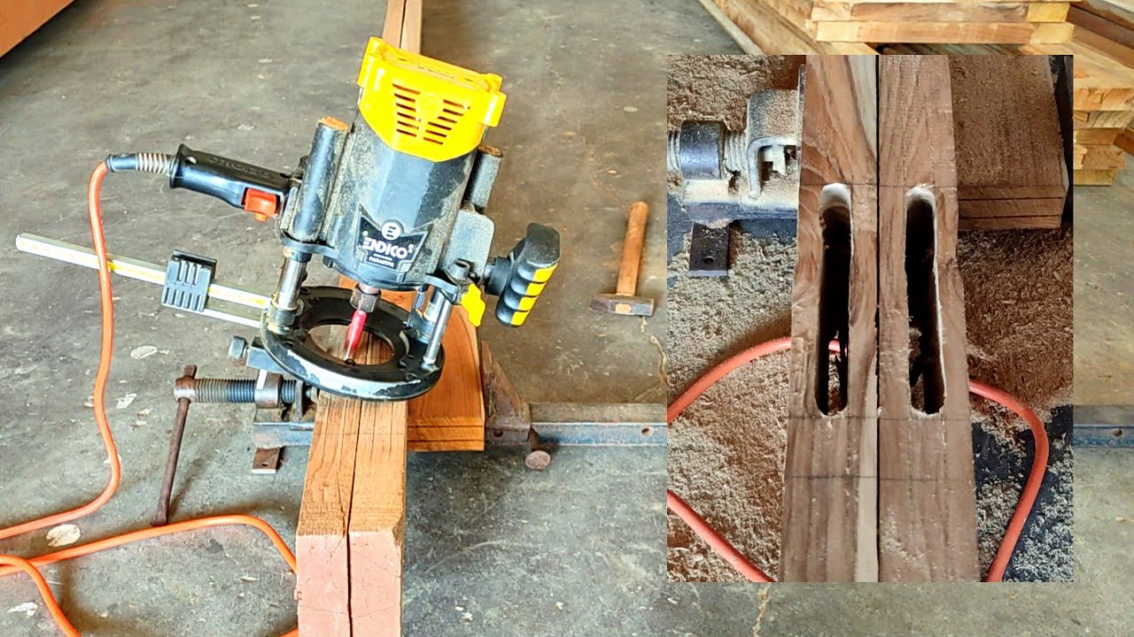 राउटर मशीन से छेद कैसे करें | how to make holes with a router machine ...