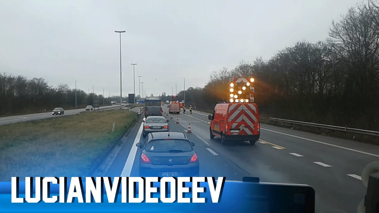 Ongeval Belgium - Multiple car accident on the highway - YouTube