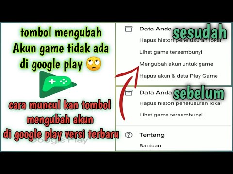 cara atasi tombol google play game yang tidak muncul _ tidak bisa ganti ...