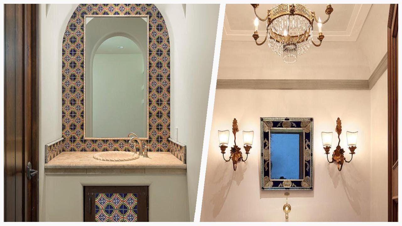 75 Terra-cotta Tile And Terrazzo Floor Powder Room Design Ideas You'll ...
