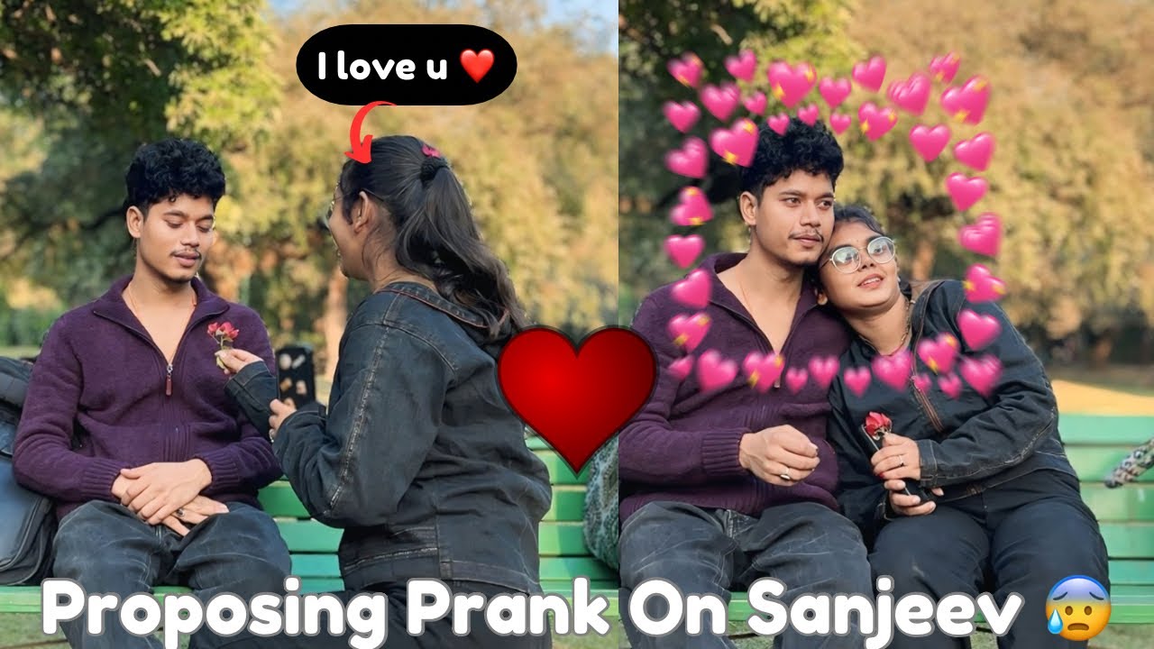 Proposing Prank On Sanjeev 😰 || Nitu Crazy Girls - YouTube