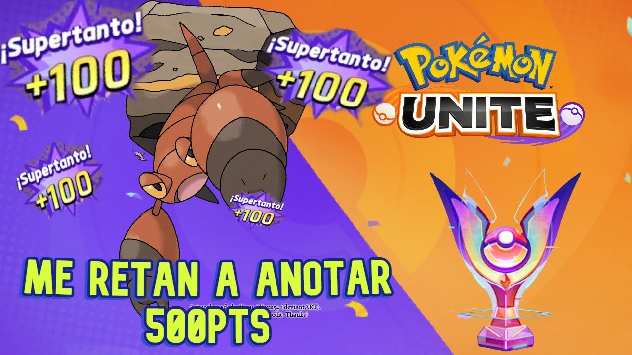 ME RETAN A GANAR CON 500 PUNTOS MIOS l POKEMON UNITE RETO 500 PUNTOS ...