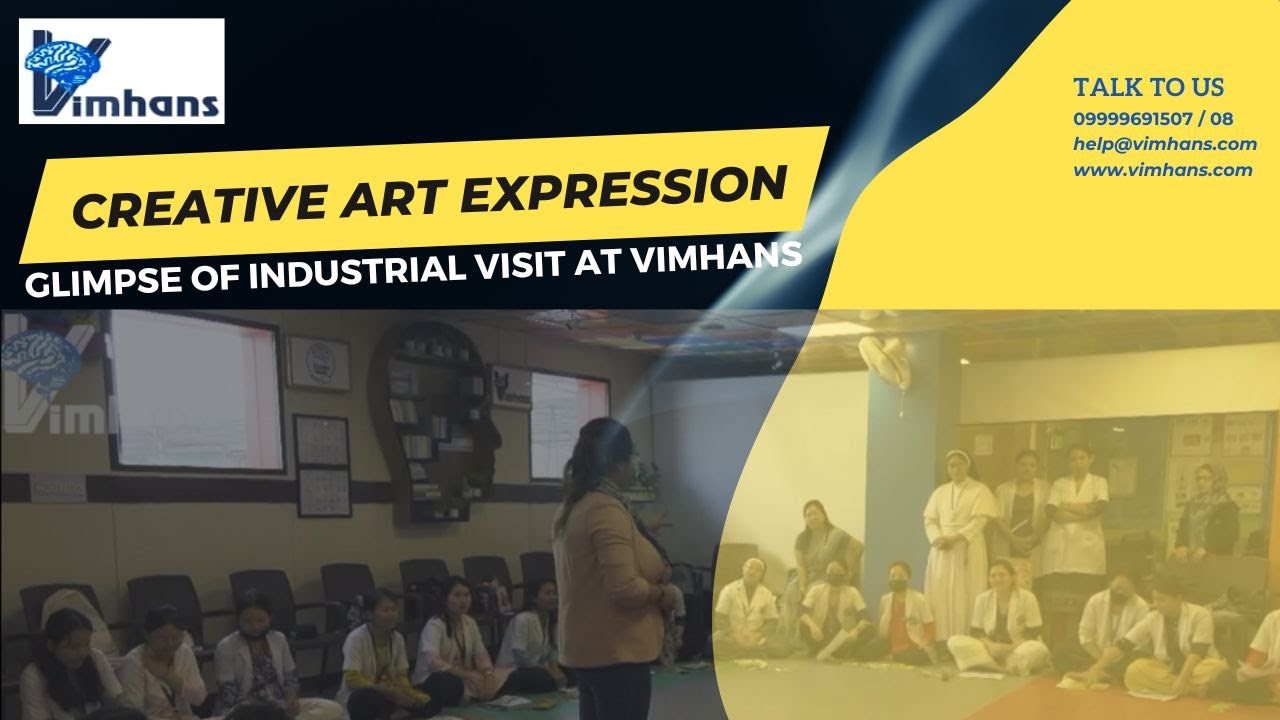 Creative art expression: glimpse of Industrial visit at VIMHANS - YouTube