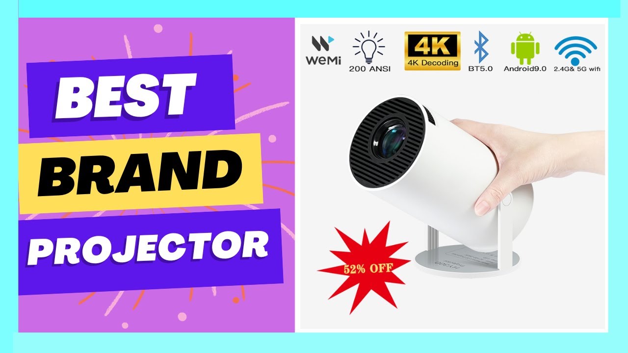 WEMI HY300 Mini 4K Android Projector - YouTube