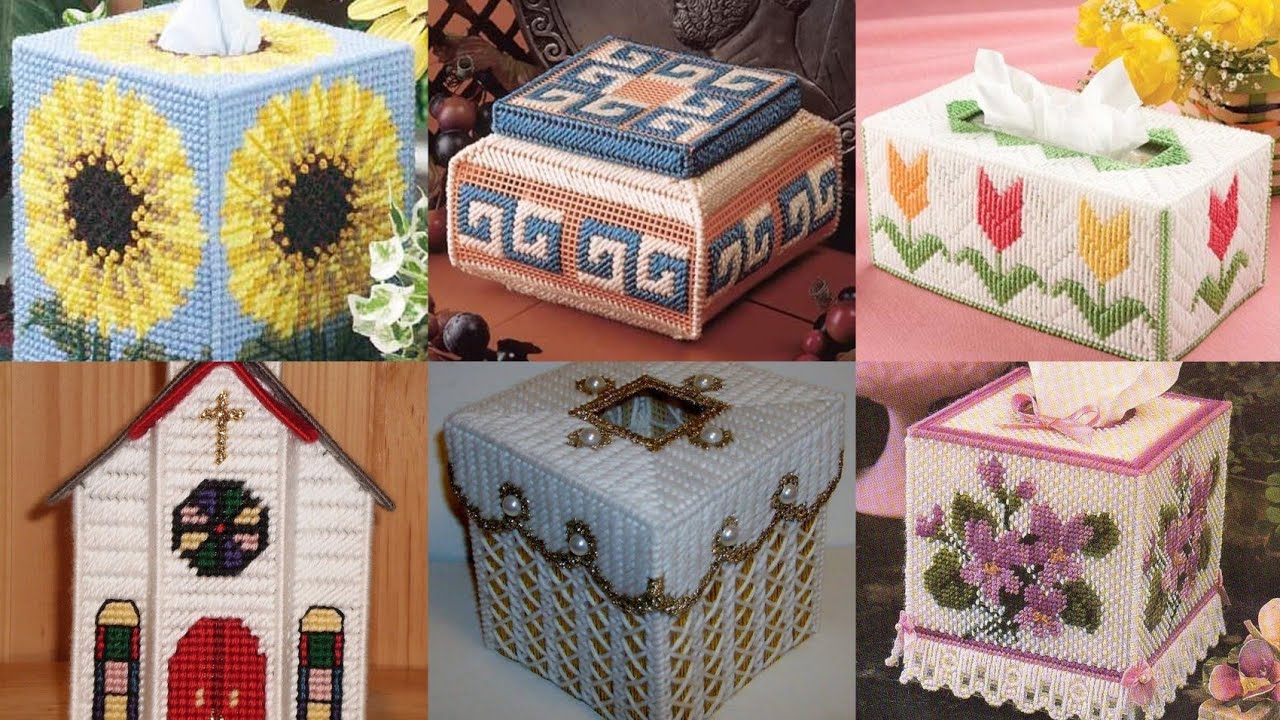 Amazing Cross Stitch Plastic Canvas Pattern Ideas - YouTube