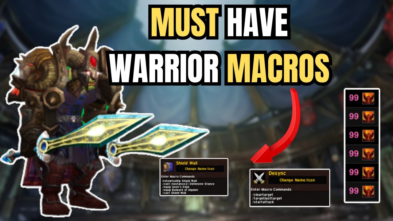 WOTLK Warrior Macros 101: Everything You Need to Know for Optimal ...